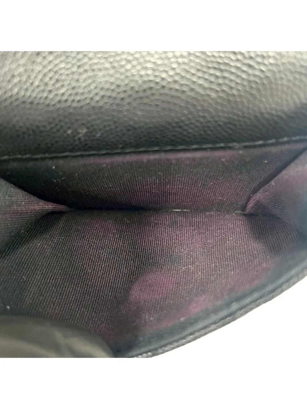 CHANEL | Bags | Sold Chanel Box And Seal Quilted Cc Logo Caviar Leather ...